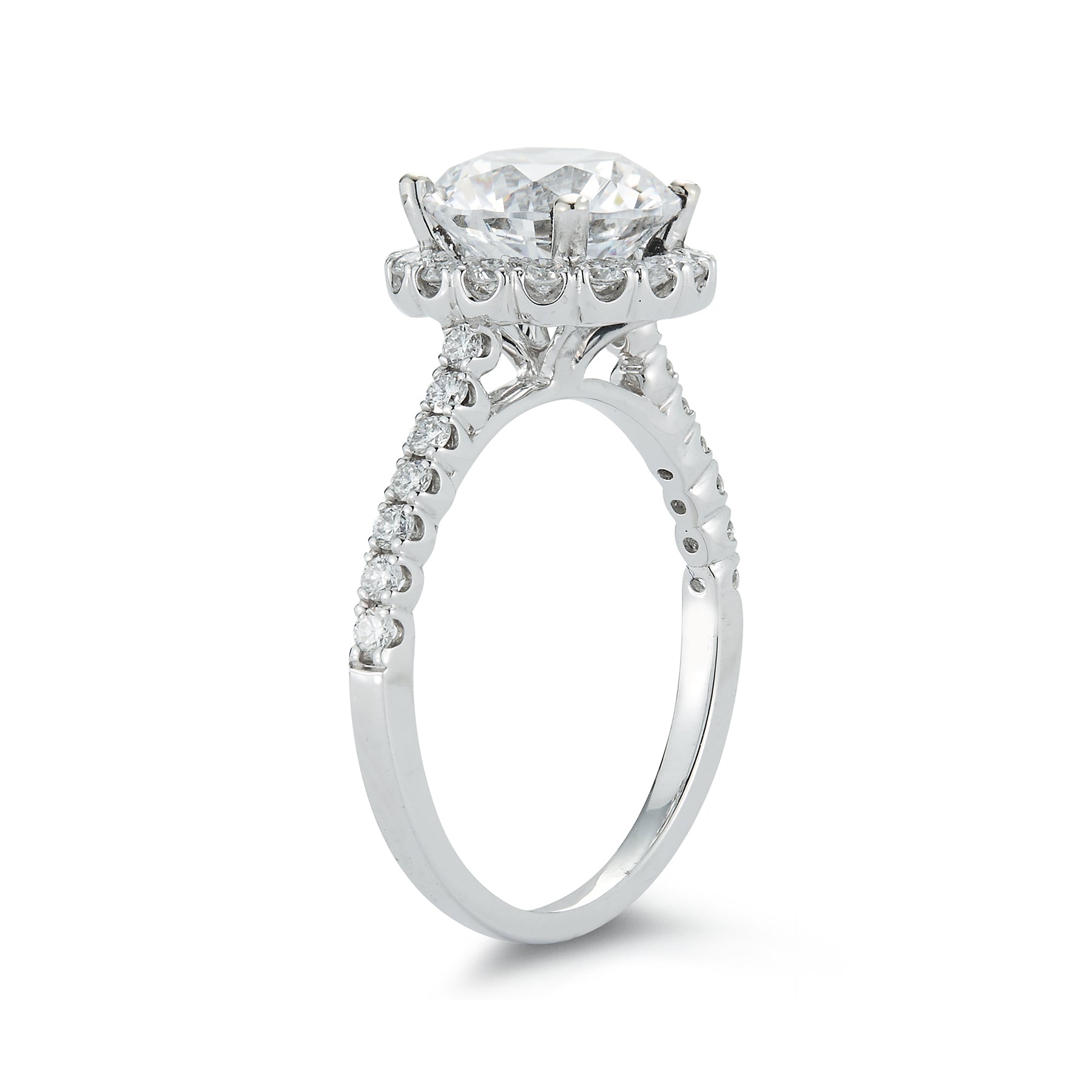 140-5302 - Signature Pave Diamond Engagement Ring – H.L. Gro...